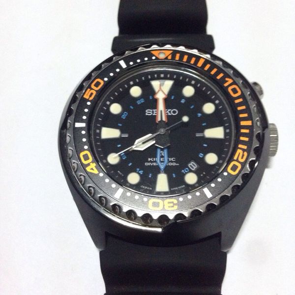 FS: SEIKO PROSPEX SUN 023 KINETIC GMT DIVER | WatchCharts Marketplace