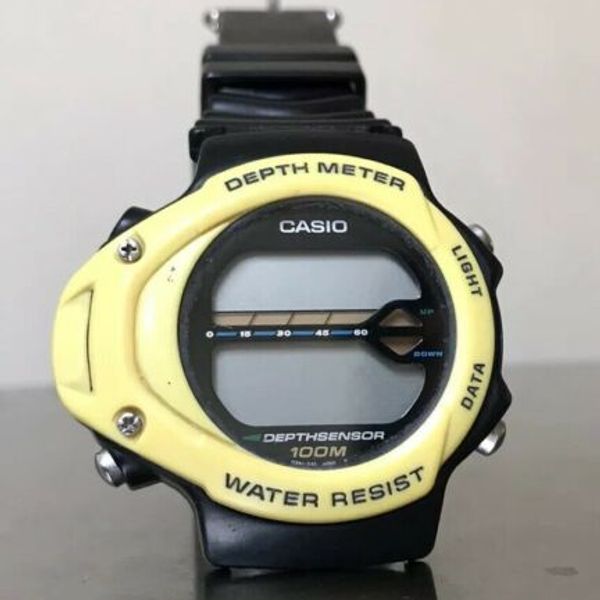 Casio 1992 Vintage digital Watch - SNK-100 Depth Meter Sensor - SPARES ...
