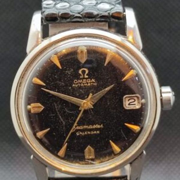 OMEGA SEAMASTER CALENDAR REF 2848 CAL 503 AUTOMATIC BLACK DIAL STEEL ...