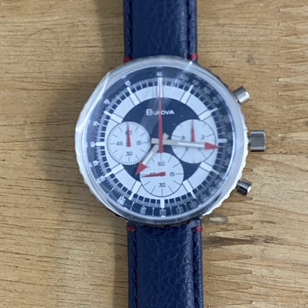 Bulova Men's Archive Blue Dial Watch - 96A283 | WatchCharts Marketplace