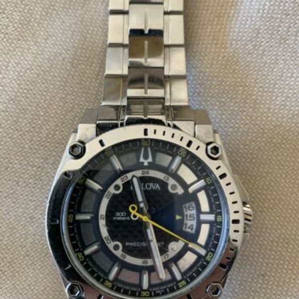 Bulova Precisionist Mens Watch 96B131 New Battery | WatchCharts Marketplace