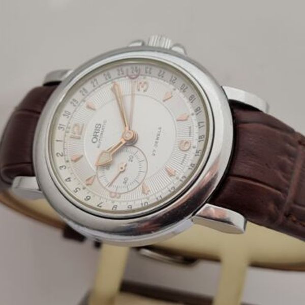 Oris Commander. Rare Pointer Date 7467B, Automatic, Stainless steel ...