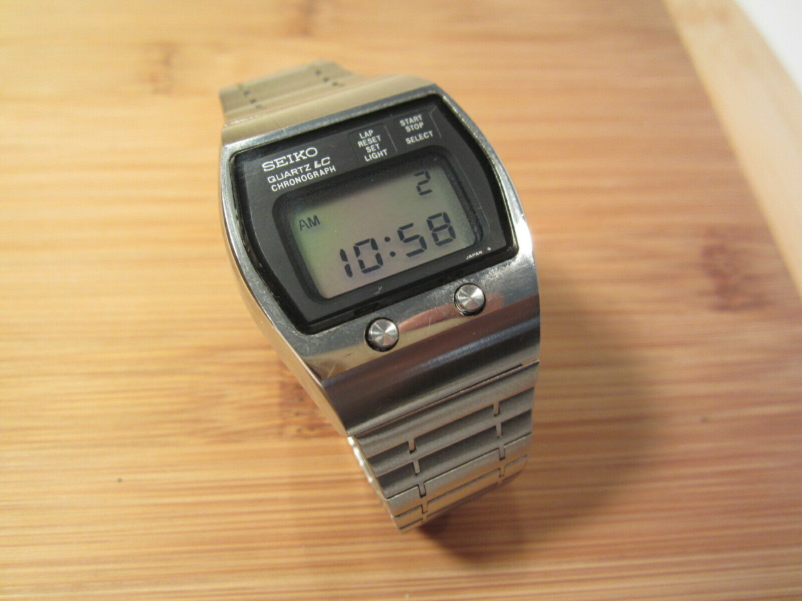 Seiko 0634-5009 Vintage 1976 LCD Digital Chrono - Excellent Condition ...