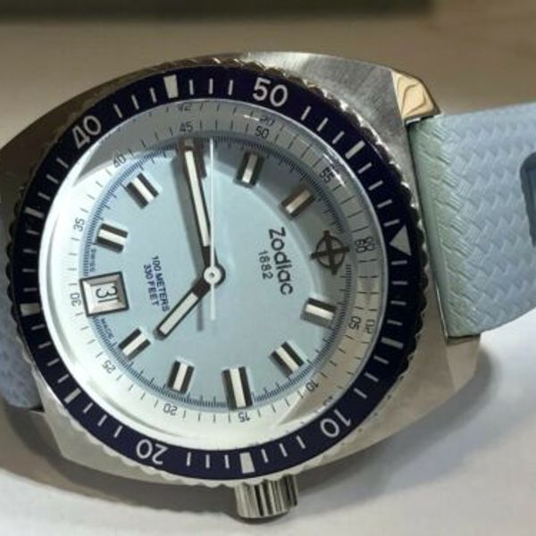 Swiss Zodiac Sea Dragon Unisex ZO2230 Watch- Water Resistant 100 Meters ...