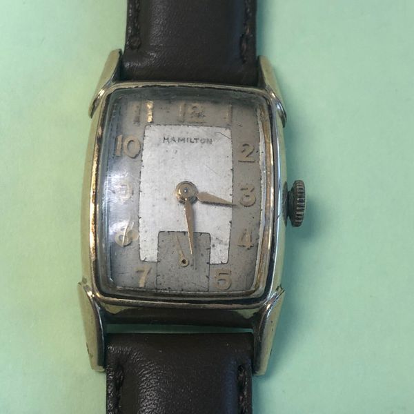 Vintage US-MADE Hamilton Tank Watch circa the late 1940-50s, Running ...