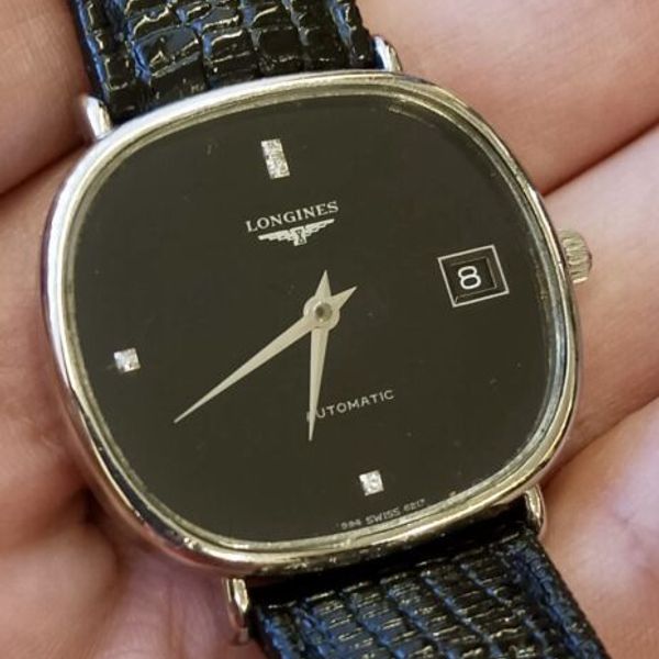 â LONGINES â The Black Diamondâ - Extremely RARE Vintage Swiss ...