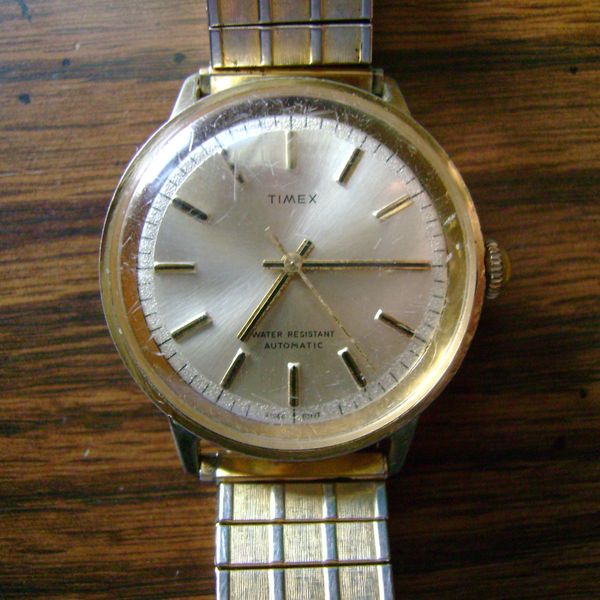 Vintage Timex Automatic Men's Watch Mechanical 1970s Works With Strap ...