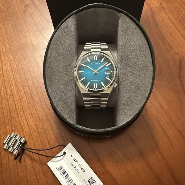 Citizen Men's Automatic Watch Stainless Steel Teal Fume Dial, NJ0151 ...