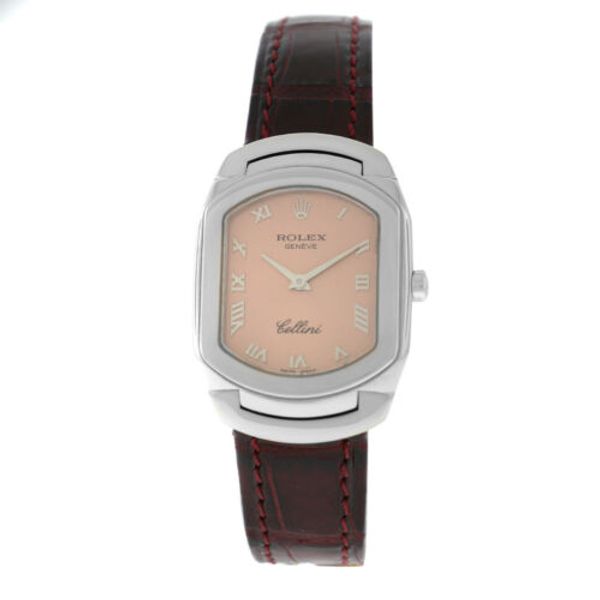 Ladies' Rolex Cellini Cellissima 6631 18K White Gold Quartz 24MM Watch ...