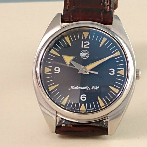 Omega Railmaster style homage on Seiko watch 37mm automatic. Modded ...