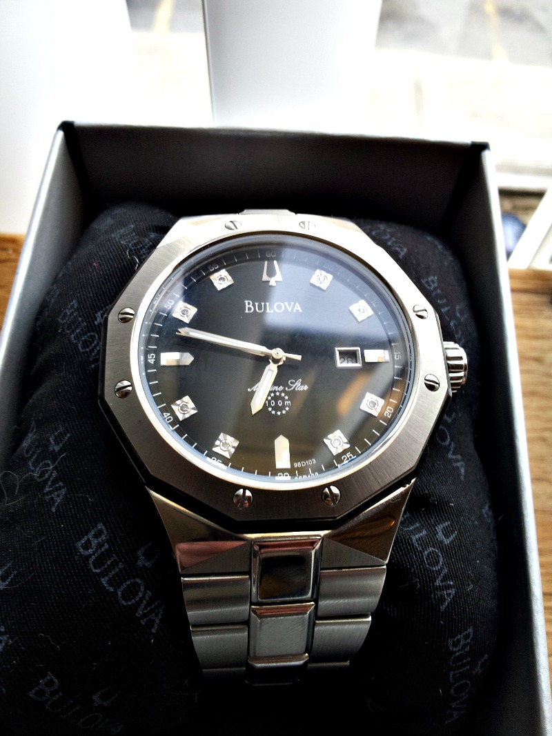 SOLD! BEAUTIFUL BULOVA 98D103 MARINE STAR! ROYAL OAK HOMAGE! ONLY $115 ...