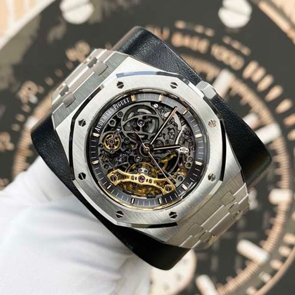 FS: Audemars Piguet Royal Oak Open-worked Dial 41mm 15407ST.OO.1220ST ...
