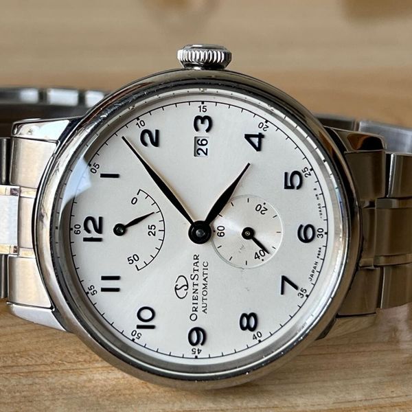 Orient Star White Power Reserve Dial Automatic 39mm Menâ s Watch ...