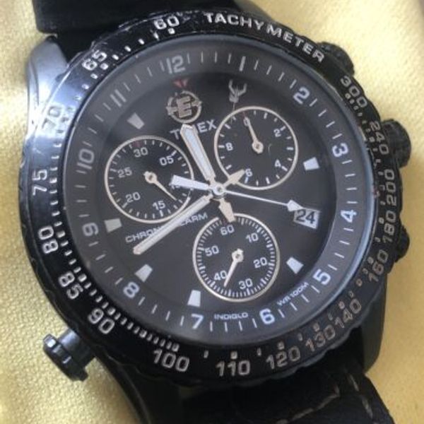 Timex Chronograph Expedition Men’s Watch 922-R1 • WR100M • Tachymeter ...