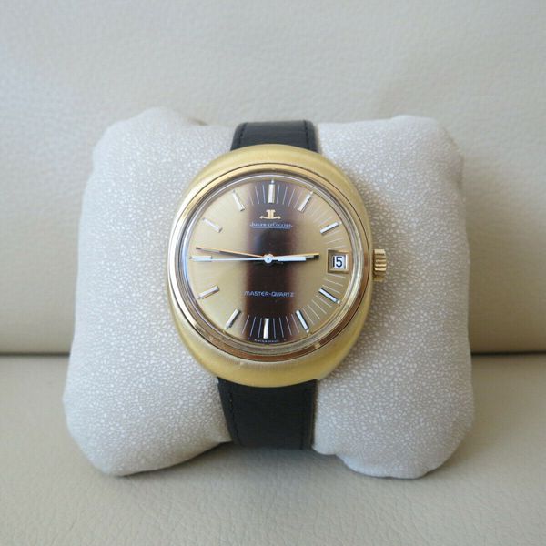 Jaeger LeCoultre Master Quartz Gold Plated Jumbo Size Vintage Men`s ...