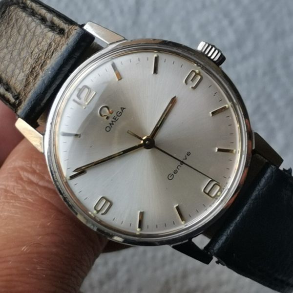 Vintage OMEGA Geneve Seamaster Cal 601 Manual Wind Steel Men Watch RARE | WatchCharts Marketplace