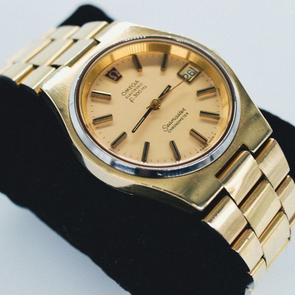 Omega Seamaster f300hz Electronic Tuning Fork Chronometer Gents Watch ...