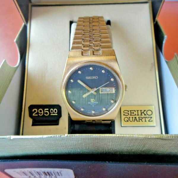 Vintage SEIKO SQ 3003 MEN'S QUARTZ WRIST WATCH & ORIGINAL BOX 4823-8049 ...