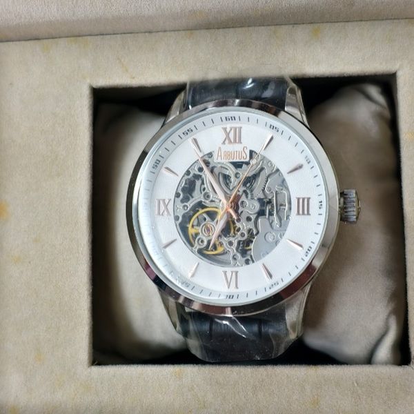 Arbutus Skeleton AR613 Automatic Watch - Brand New | WatchCharts ...