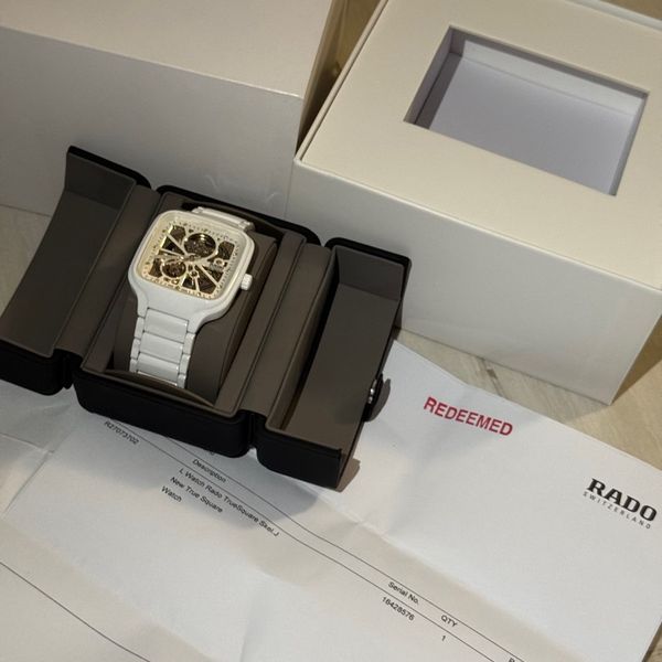 Rado True Square Automatic Open Heart R27073702 | WatchCharts Marketplace