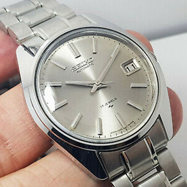 VINTAGE SEIKO 7005-8022 AUTOMATIC GENTS SILVER DIAL. | WatchCharts Marketplace