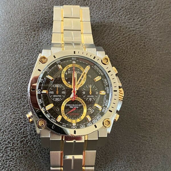 Bulova Men's 98B228 Precisionist Analog Display Japanese Quartz Two ...