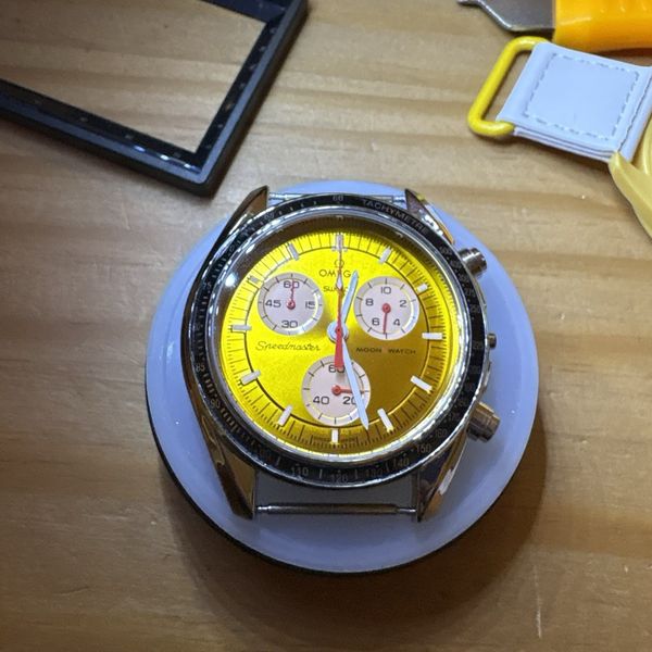 Stainless Steel Case - Omega x Swatch MoonSwatch Style MOD - Mission To ...