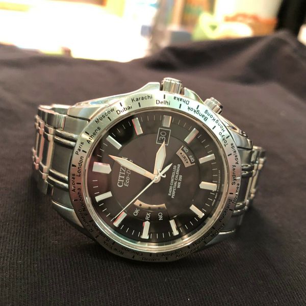 Citizen Eco-Drive World Chronograph A-T (CB0000-57E) Market Price ...