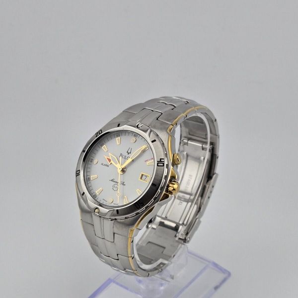 Bulova Marine Star Men's White Dial Watch - 98H01 for 8q6bq-97 ...