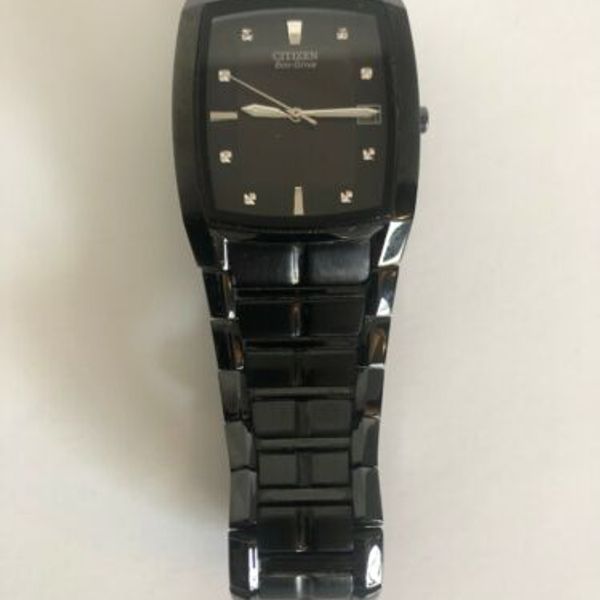 Citizen Eco-Drive Men's Watch E111- SO49377 Black Ion Solar | WatchCharts