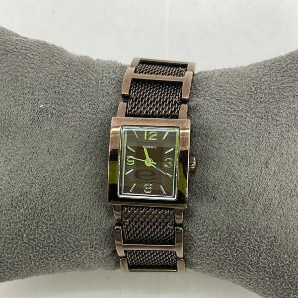 Fossil All Stainless Steel Chocolate Brown Dial Wrist Watch ...