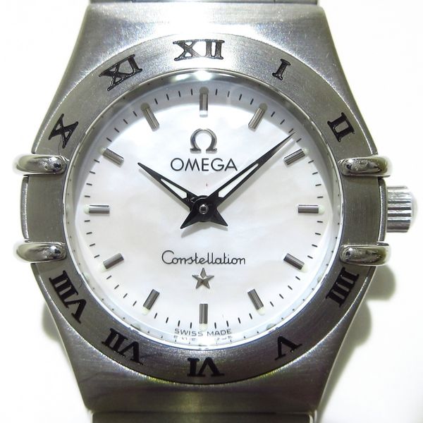 [New] [Used] OMEGA Constellation Mini Watch Shell Dial White Shell ...