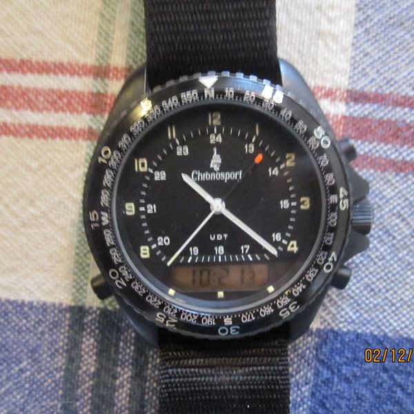 FS- CHRONOSPORT UDT W/ ORIGINAL BOXES AND PAPERS ca. 1980's | WatchCharts