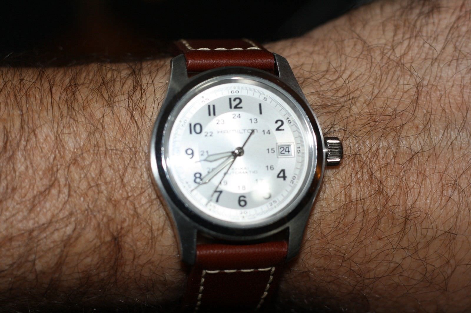 [WTS] Hamilton Khaki Field Automatic Silver Dial H70455553 | WatchCharts
