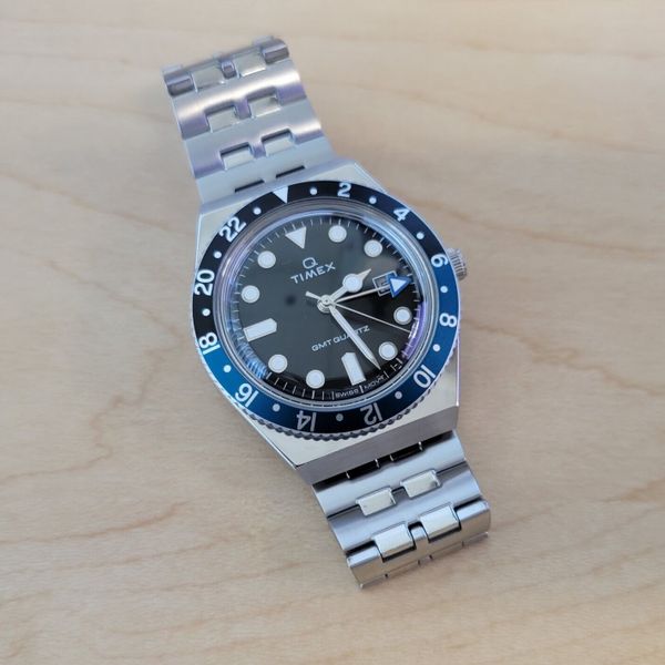 Timex Q GMT Batman Limited Edition TW2V38100VQ Ultra Rare | WatchCharts