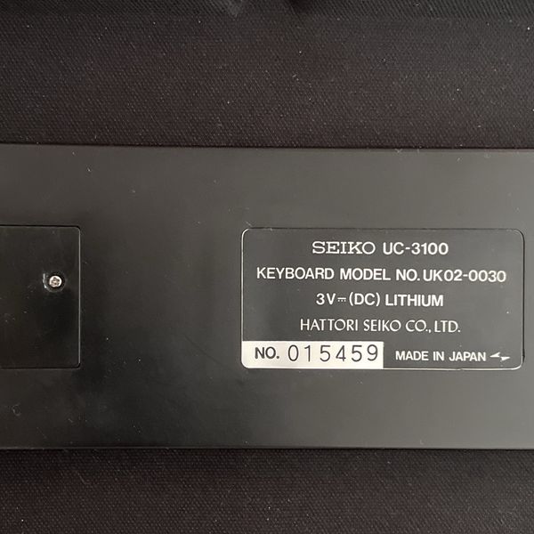 Seiko UC-3100 Keyboard for memo diary watch (rare to find ...