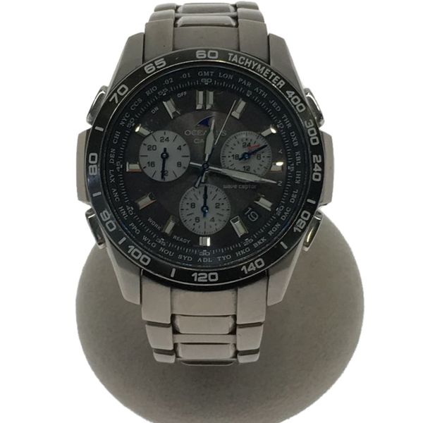 [Used] CASIO Solar watch / Analog / Titanium / OCW-600 [Clothing ...