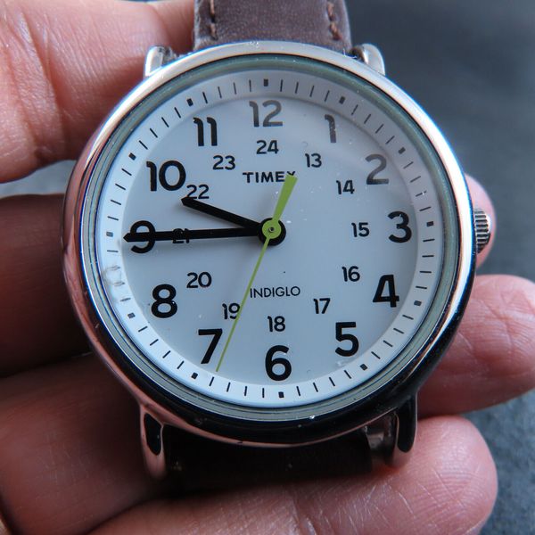 Timex Indiglo With Back Light Quartz Men Watch | WatchCharts Marketplace