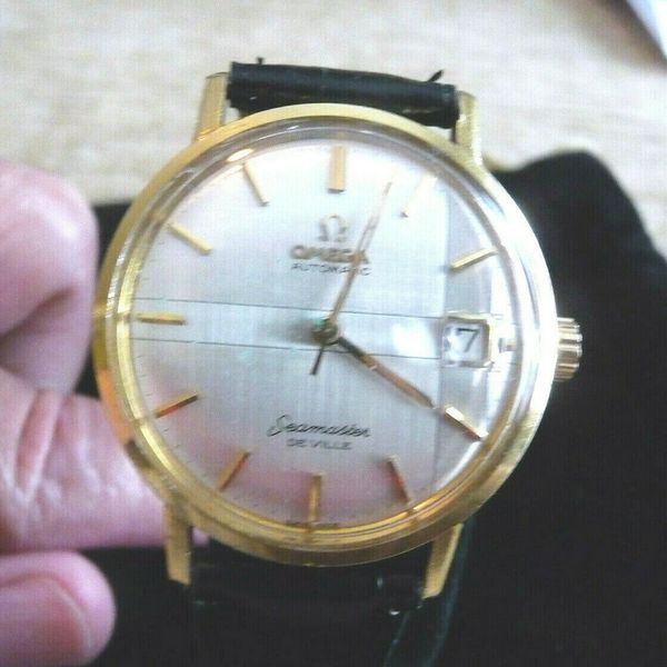 RARE OMEGA 18K AUTOMATIC SEAMASTER WATCH/ BOX | WatchCharts Marketplace