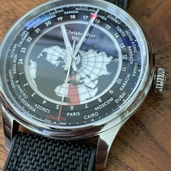 Christopher Ward C1 Worldglow Worldtimer Watch | WatchCharts Marketplace