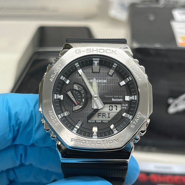Casio G-Shock G Steel Tough Solar Bluetooth Basic Black Men's Watch ...
