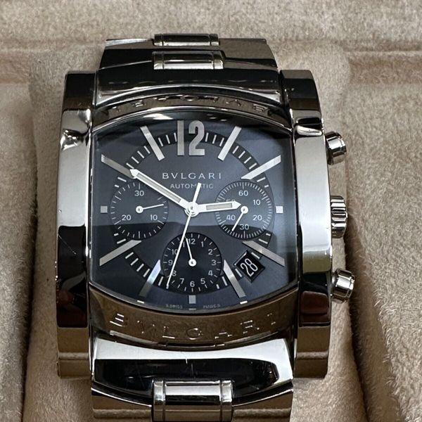 [WTS] BVLGARI Assioma Chronograph Auto Men's Watch Stainless Steel ...