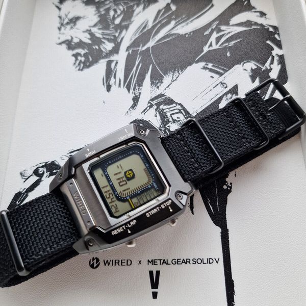 Seiko WIRED Metal Gear Solid V - Digital Wristwatch - Limited Edition ...