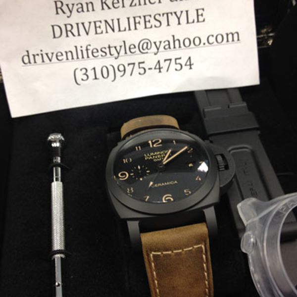 FS Panerai PAM 441, Q Series, LUMINOR 1950 3 DAYS GMT AUTOMATIC ...