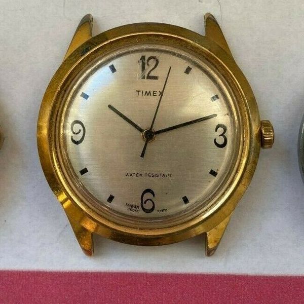 3 Timex Vintage Watches. Manual wind. Made in Taiwan & GB, Circa 70s ...