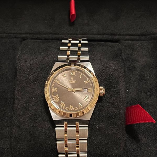 TUDOR ROYAL 28mm Chocolate Brown Dial | WatchCharts Marketplace