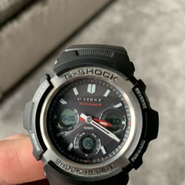 Casio G-SHOCK TOUGH SOLAR Gents Analogue/Digital Watch 5230 AWG-M100 ...