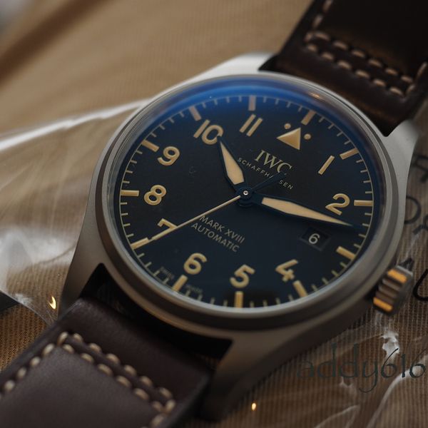 Fs bnib iwc iw327006 pilot s watch mark xviii heritage | WatchCharts ...