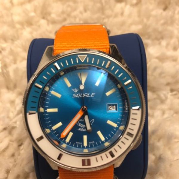 Squale Atmos 60 - Blue/Cyan | WatchCharts Marketplace