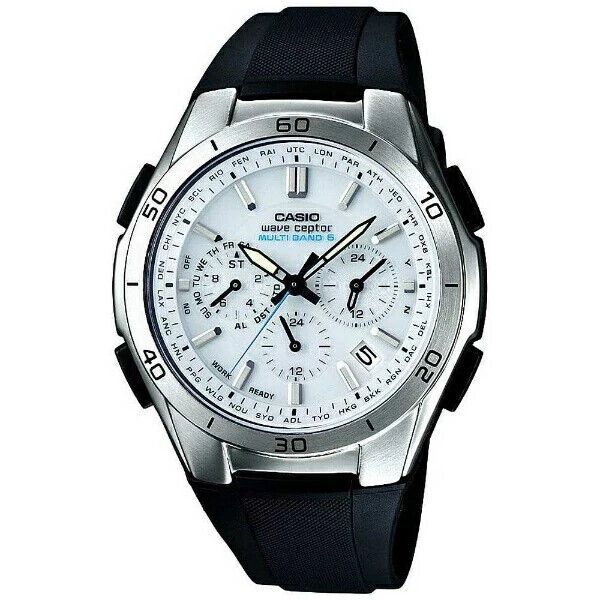 CASIO WAVE CEPTOR WVQ-M410-7AJF White Tough Solar Men's Watch New in ...